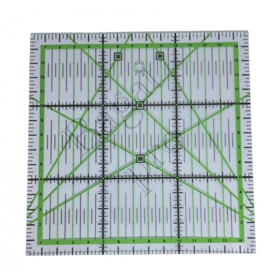 Lenjir za patchwork 15cm x15 cm